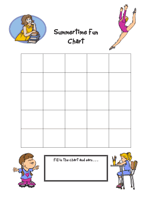 Fillable Online Summertime Fun Charts (pdf file) - Sheri Graham Fax ...