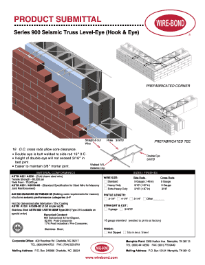 Fillable Online Truss Level Eye Seismic Plastic - Wire-Bond Fax Email ...
