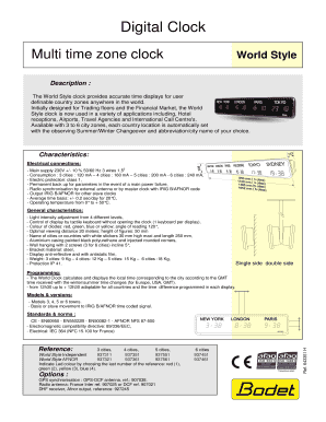 Fillable Online Digital Clock Fax Email Print - pdfFiller