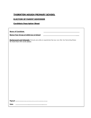Fillable Online thorntonhough wirral sch Thornton Hough Primary School ...