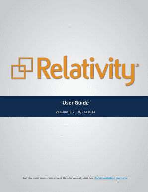 Fillable Online Relativity Admin Guide - 8 - Login Fax Email Print - pdfFiller