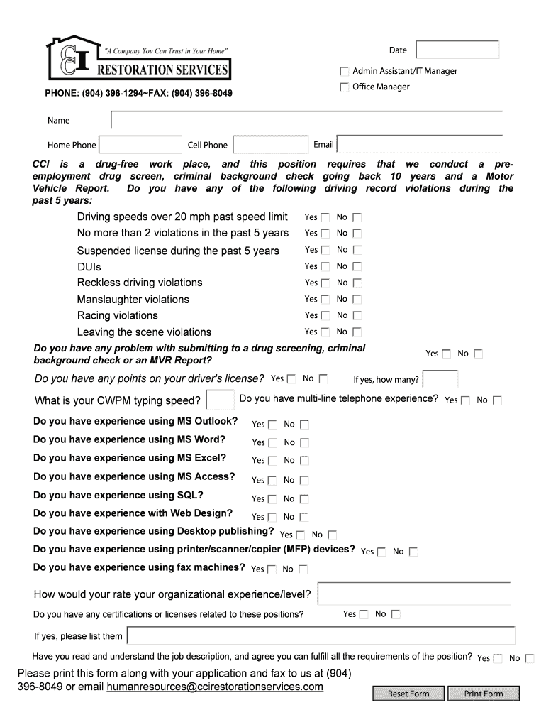 Fillable Online Do you have any points on your driver039s license Fax Email Print - pdfFiller