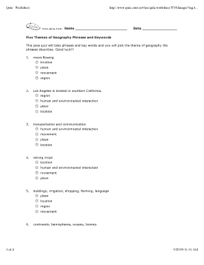 Fillable Online Quia - Worksheet - QZAB Teachers Fax Email Print ...