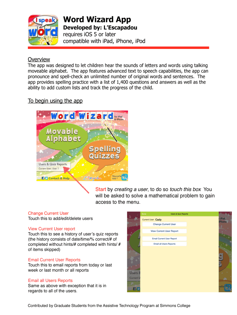 Fillable Online Word Wizard App Fax Email Print - pdfFiller