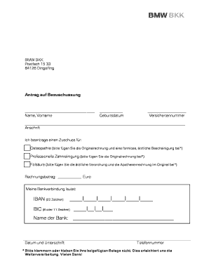 Ausfüllbar Online bmwbkk Antrag auf Bezuschussung von Osteopathie. (PDF - 48 ... - BMW BKK Fax ...