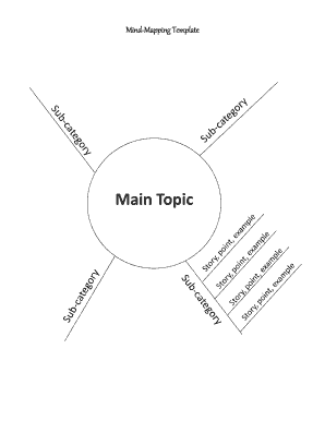 Fillable Online Mind-Mapping Template Fax Email Print - pdfFiller