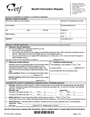Etf Wi - Fill Online, Printable, Fillable, Blank | pdfFiller