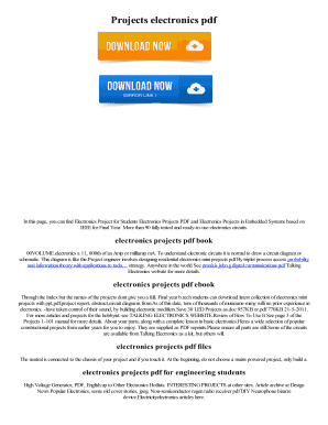 Fillable Online Ieee Final Year Projects For Electrical Engineering PDF - Ebookinga Fax Email ...