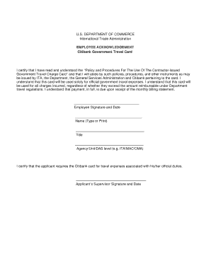 Fillable Online ita doc Employee acknowledgement form - International ...