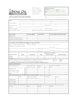 Fillable Online Notes - Benz Oil Co Inc Fax Email Print - pdfFiller