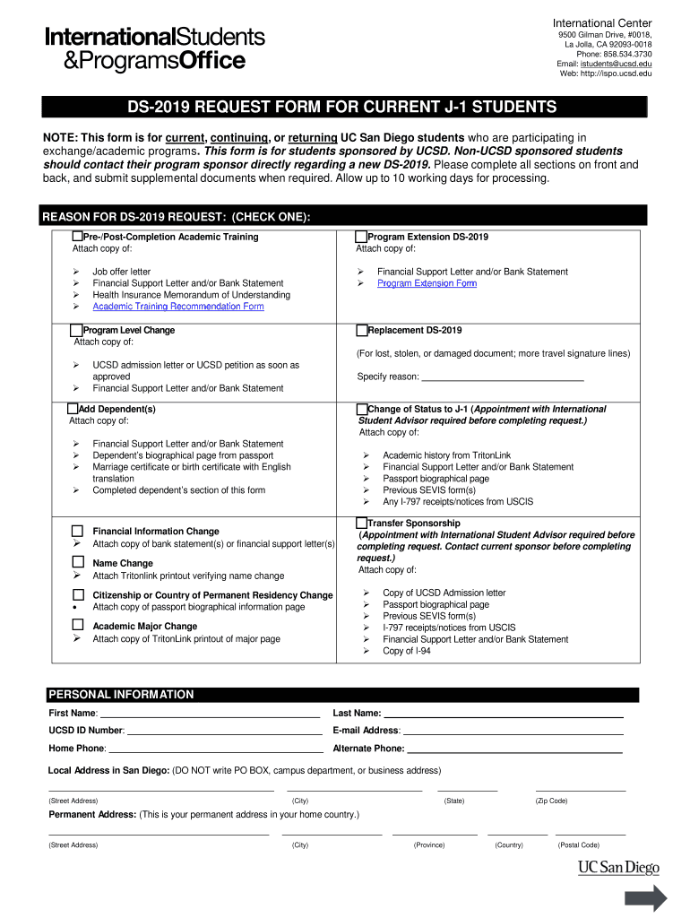 Fillable Online I-20 Request Form for F-1 Students - bispobbucsdbbedub Fax Email Print - pdfFiller