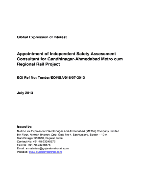 Fillable Online List of EoI Applicants for Independent Safety Assessment (ISA) Fax Email Print ...