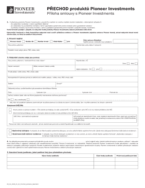 Fillable Online pioneer PECHOD produkt Pioneer Investments Fax Email ...
