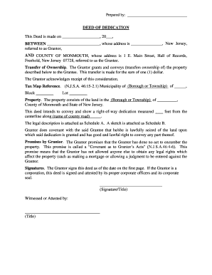 Fillable Online referred to as Grantor, Fax Email Print - pdfFiller