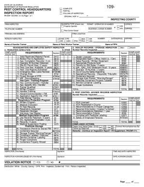 Fillable Online FOLLOW-UP INSPECTION Fax Email Print - pdfFiller
