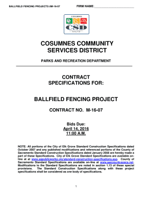 Fillable Online 35 MB - Cosumnes Community Services District Fax Email ...