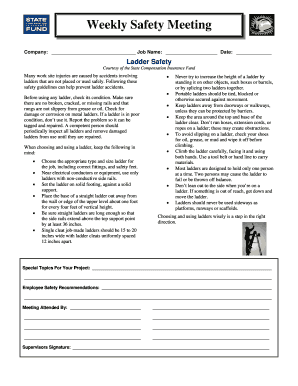 Fillable Online Following these safety guidelines can help prevent ...