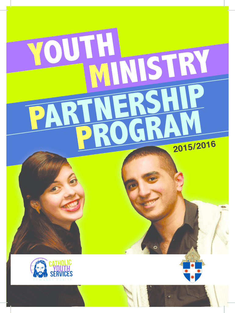 Fillable Online catholicyouthservices Youth ministry partnership ...
