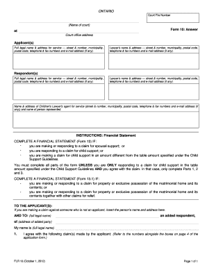 Fillable Online At Form 10 Answer - bFamilyLLBb Fax Email Print - pdfFiller