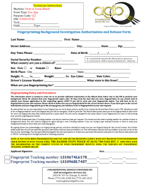 Fillable Online Conceal Carry Instructor Live Scan Form - AGB ...