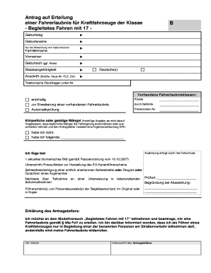 Ausfüllbar Online hassberge Antrag auf Erteilung einer Fahrerlaubnis fr Kraftfahrzeuge der ...