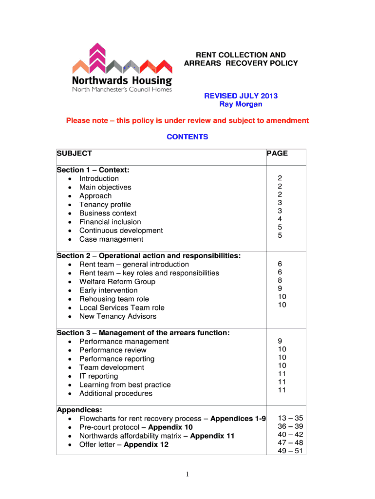 Fillable Online RENT COLLECTION AND Fax Email Print - pdfFiller