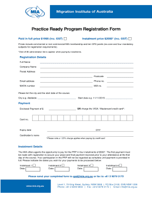 Fillable Online Practice Ready Program - bmiabborgbau Fax Email Print ...