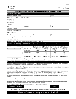 Fillable Online Sample Request Formv3xlsx Fax Email Print - pdfFiller