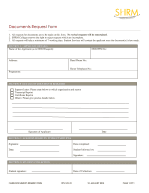 Fillable Online shrm edu F-0405-01 Documents Request Form - bSHRMb ...