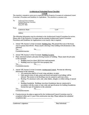 Fillable Online Architectural Submittal Form-Checklist 1-31-06 - bedhb ...