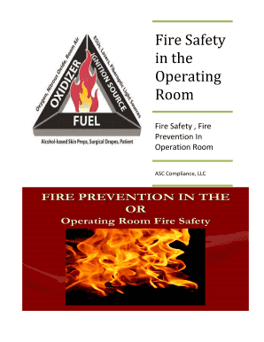 Fillable Online Fire Safety in the Operating Room Fire Safety Fire ...