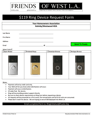 Fillable Online holmbywestwoodpoa 119 Ring Device Form ...