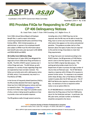 Fillable Online IRS Provides FAQs for Responding to CP 403 and Fax ...