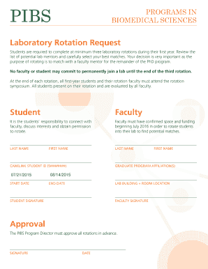 Fillable Online biomed med miami Rotation Authorization Request Form ...