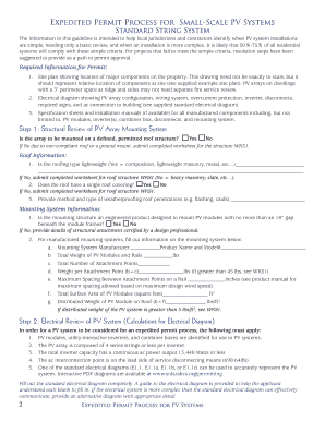 Fillable Online Expedited Permit Process for PV Systems - Athens-Clarke ...