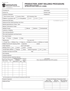 Fillable Online TR-52 - PennDOT Fax Email Print - pdfFiller