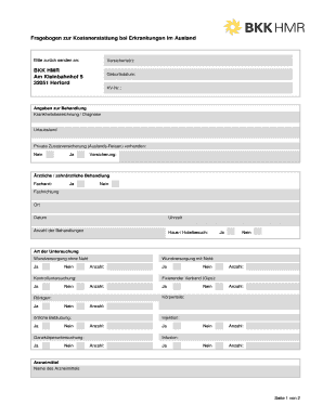 Ausfüllbar Online bkk-hmr Fragebogen zur Zahlung der Beitr ge zur ...