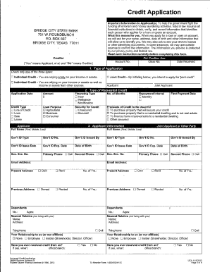 Fillable Online Lot and Loan Loan(PDF) - Bridge City Bank Fax Email ...