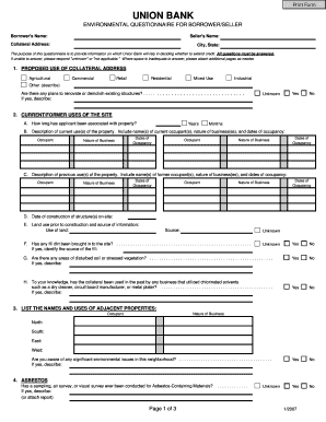 Fillable Online UNION BANK Fax Email Print - pdfFiller
