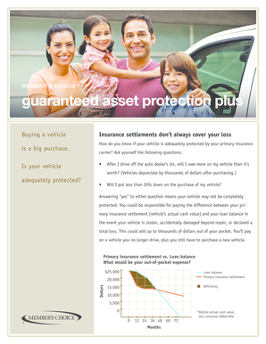 Fillable Online Guaranteed asset protection plus - Great Lakes First ...