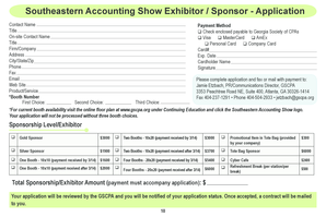 Fillable Online gscpa SEAS Registration Form - Georgia Society of CPAs ...