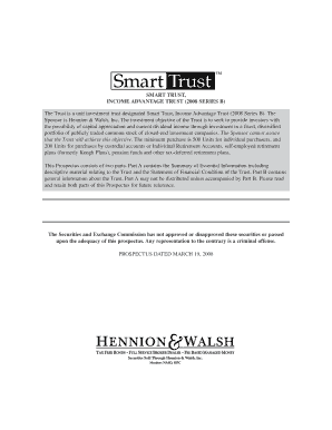 Fillable Online SMART TRUST, Fax Email Print - pdfFiller