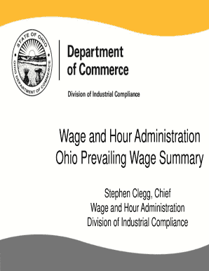 ohio prevailing wage rates 2023 Fill Online, Printable, Fillable, Blank ...