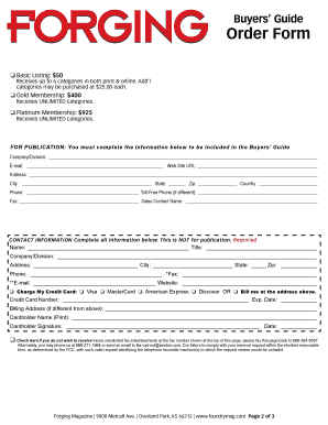 Fillable Online Online Listing Form Fax Email Print - pdfFiller