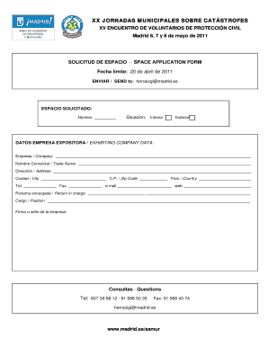 Fillable Online madrid formulariosolicitudstand.doc Fax Email Print ...