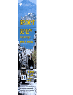 Fillable Online Residen residen resident review resident review - UCSF ...