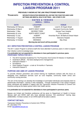 Fillable Online Liaison Flyer & Booking Form 2011.doc Fax Email Print ...