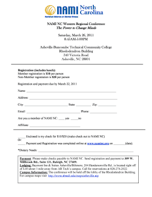 Fillable Online naminc WRC Registration form.pdf - naminc Fax Email ...