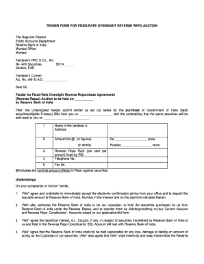 Fillable Online TENDER FORM FOR FIXED-RATE OVERNIGHT REVERSE REPO ...