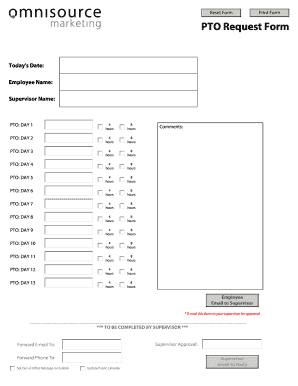 Fillable Online omni PTO Request Form Fax Email Print - pdfFiller